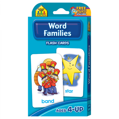 Word Families Flash Cards - Over the Rainbow