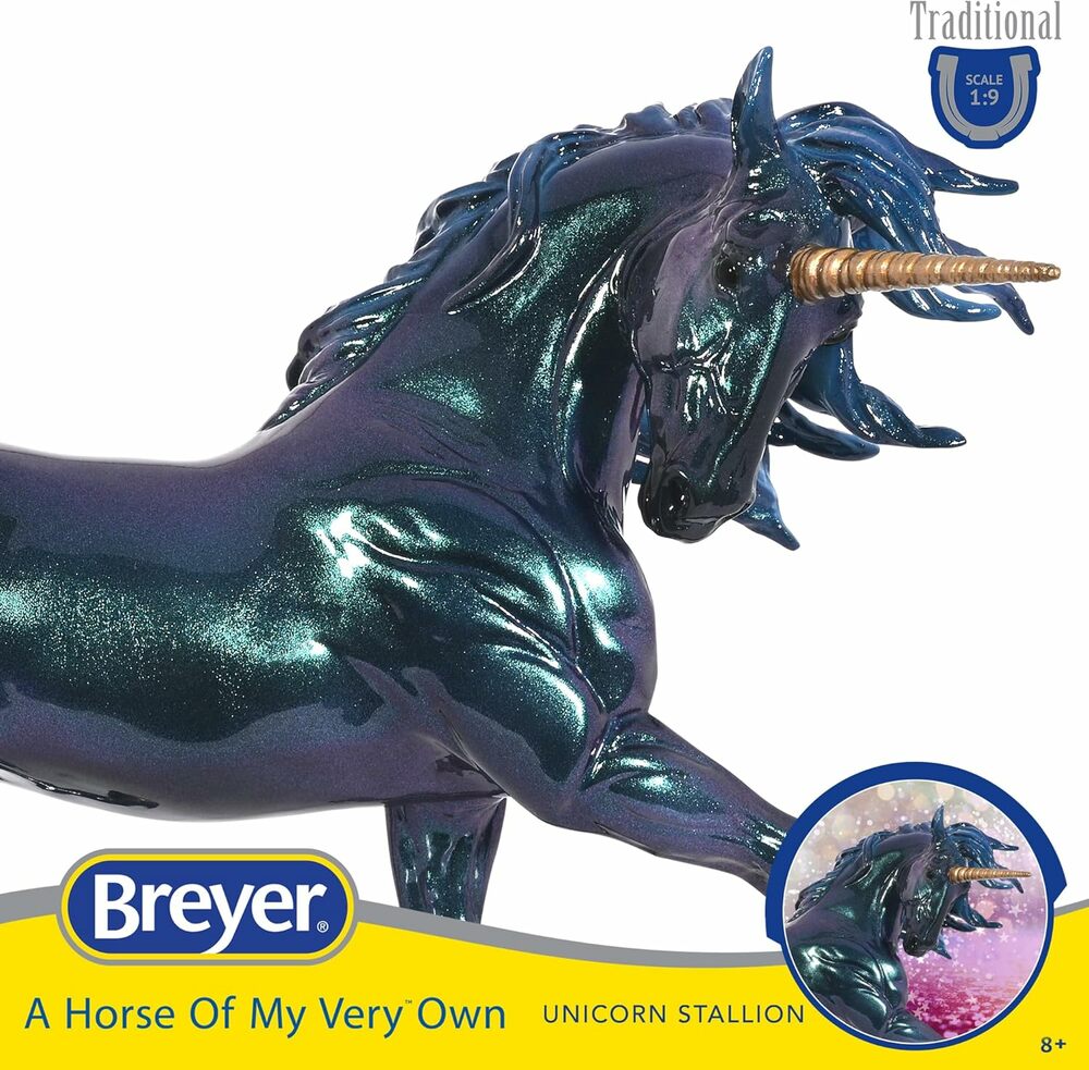 BREYER NEPTUNE UNICORN STALLION - Over the Rainbow