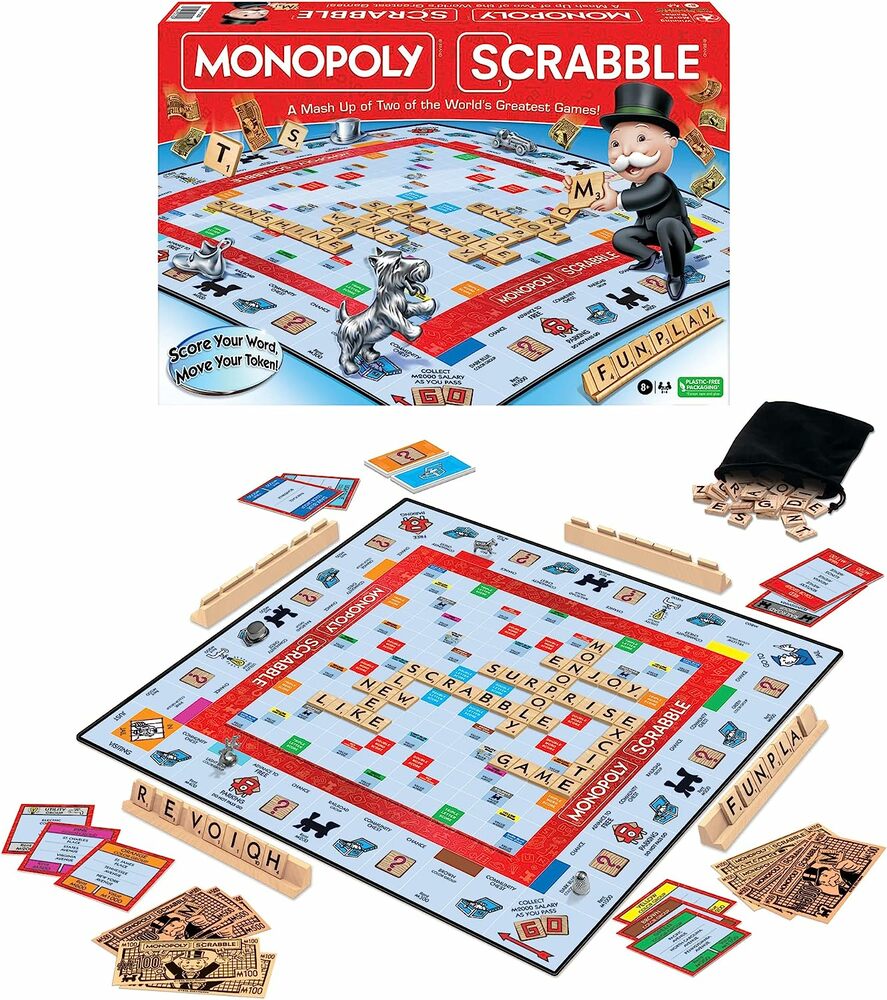 MONOPOLY SCRABBLE - Over the Rainbow