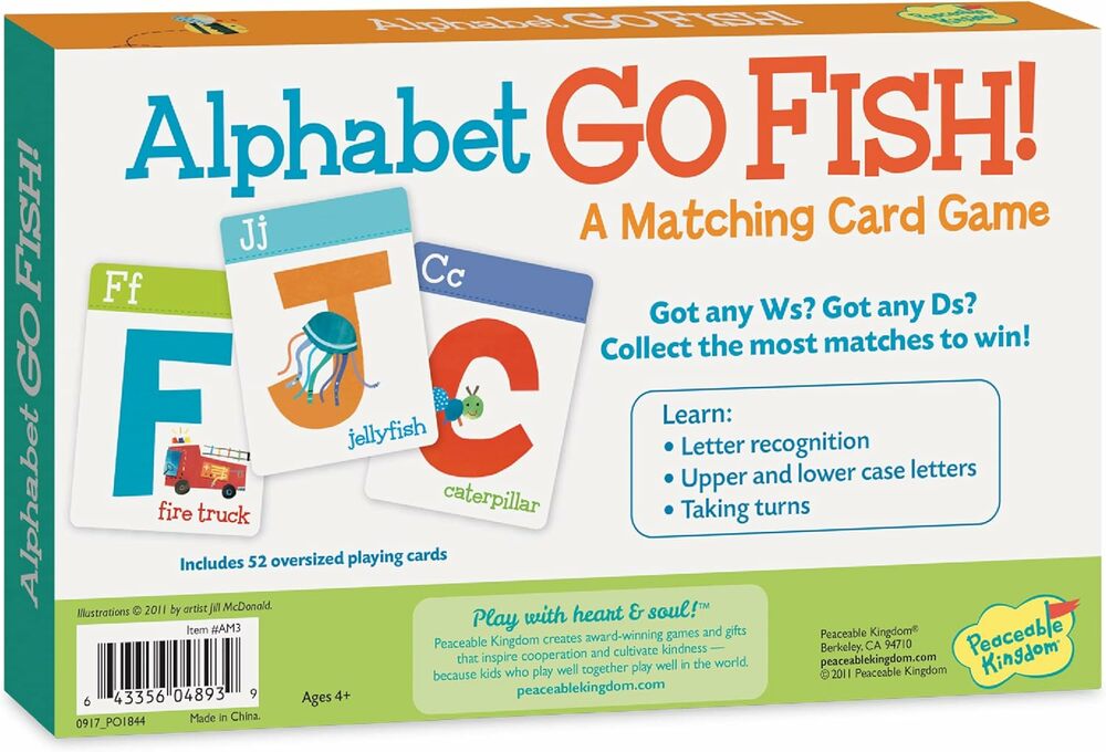 Alphabet Go Fish! - Over the Rainbow