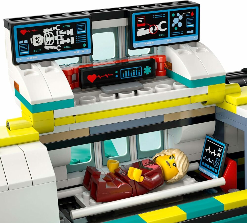 LEGO EMERGENCY AMBULANCE PLANE - Over the Rainbow