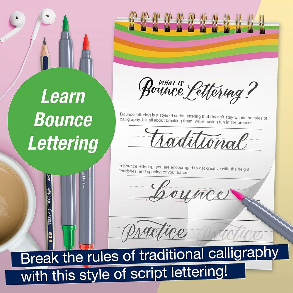 BOUNCE LETTERING KIT - Over the Rainbow