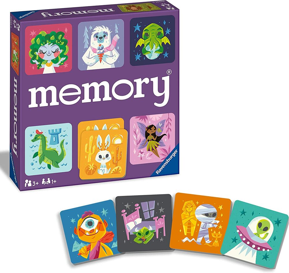 CUTE MONSTERS MEMORY GAME - Over the Rainbow