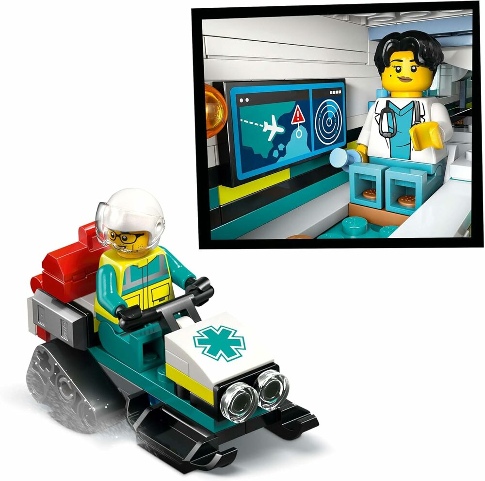 LEGO EMERGENCY AMBULANCE PLANE - Over the Rainbow