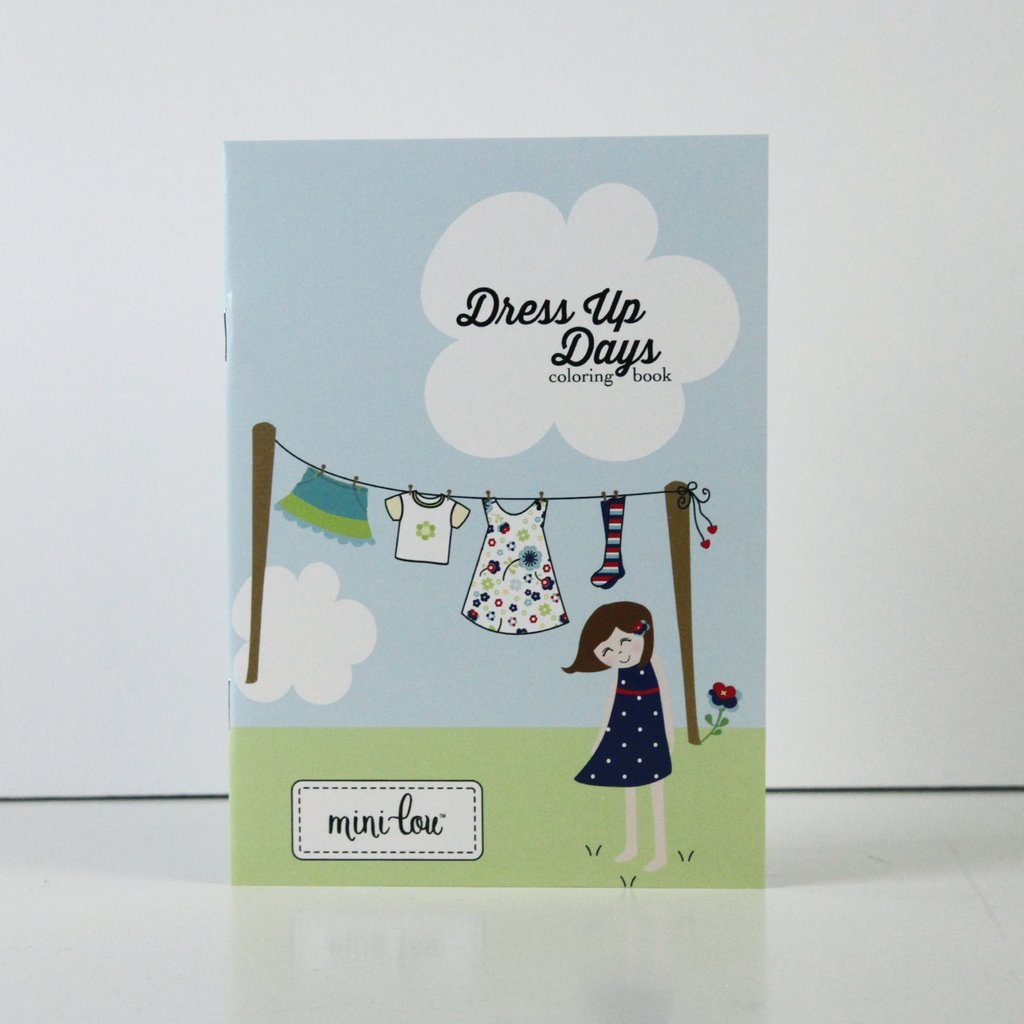 dress up coloring book