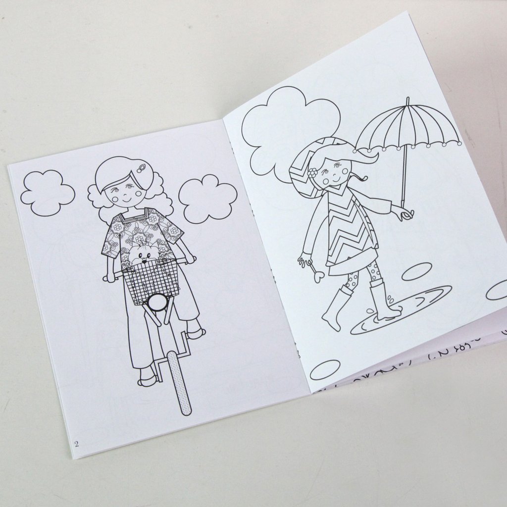 dress up coloring book