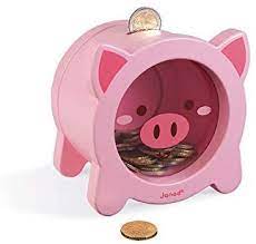 PIGGY MONEY BOX - Over the Rainbow